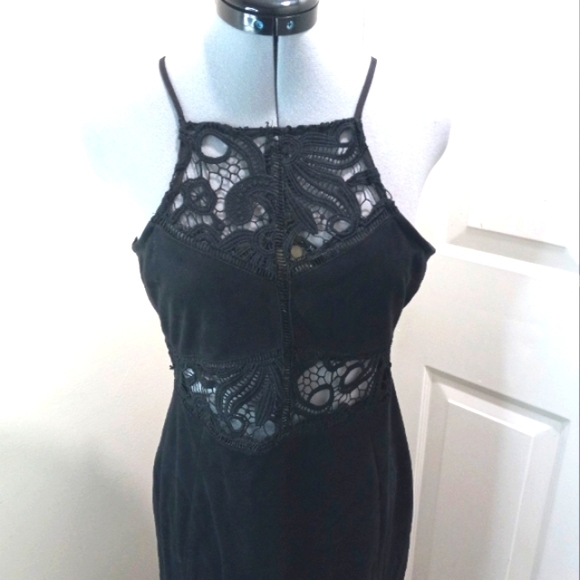 J.O.A. | Dresses | Joa Los Angeles Very Lacy Front Back Midi Dress Size ...